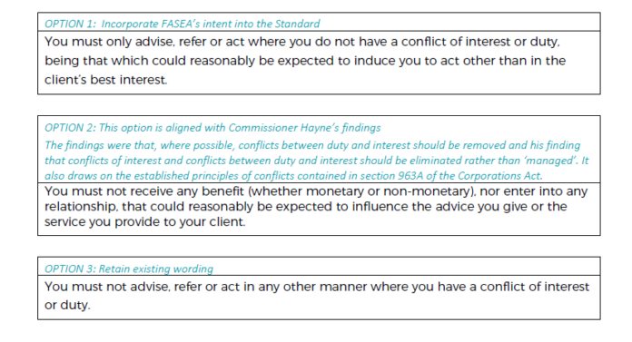 FASEA Seeks Consultation on Code of Ethics – Standard 3 | riskinfo » News