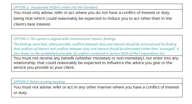 FASEA Seeks Consultation on Code of Ethics – Standard 3 | riskinfo » News